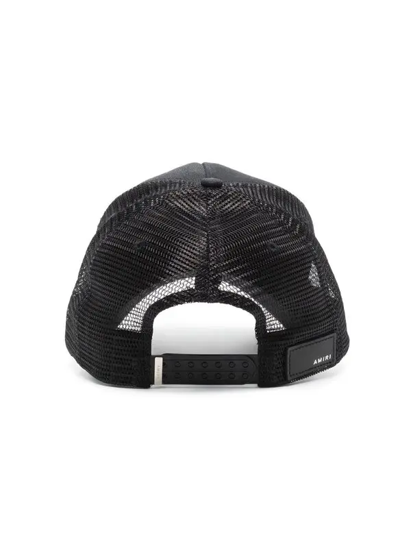 Amiri Ma Logo Trucker Hat - Black