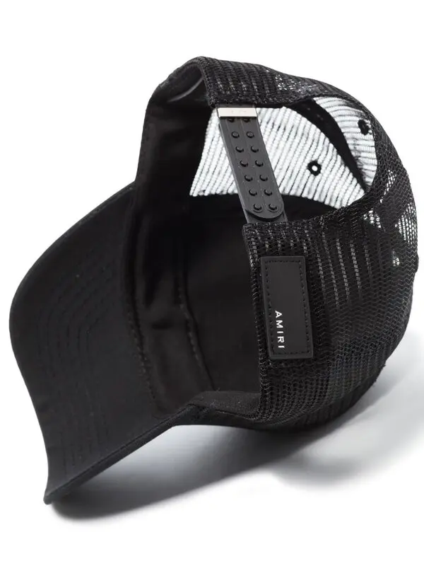 Amiri Ma Logo Trucker Cap - Black | Editorialist