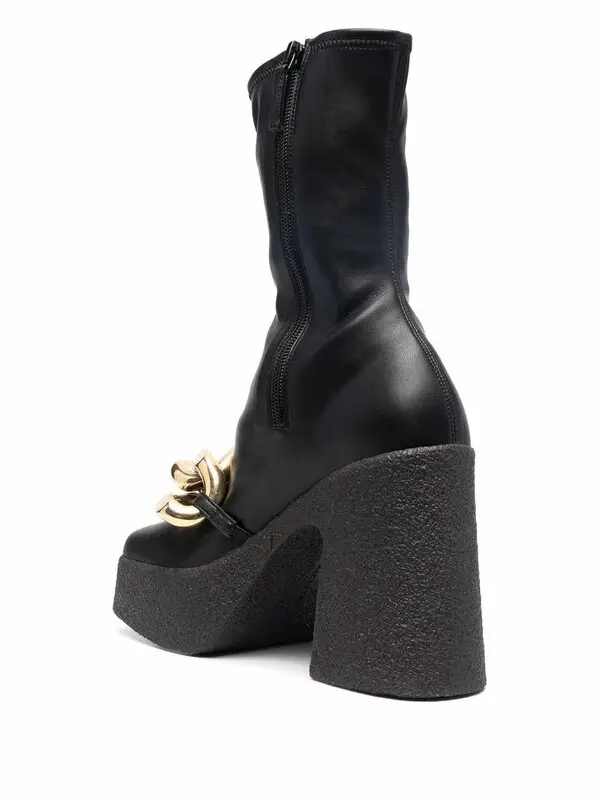 Stella McCartney Skyla Chain-embellished 120mm Boots