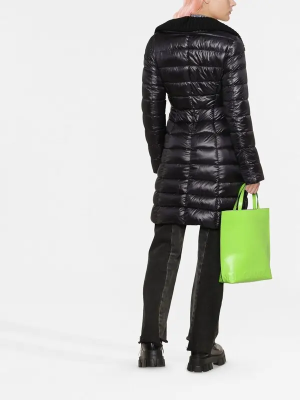 Herno Knitted-collar Padded Coat