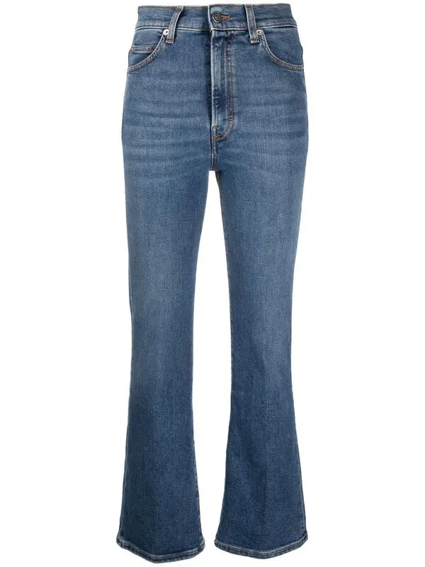 HAIKURE High-rise Flared Jeans - Blue