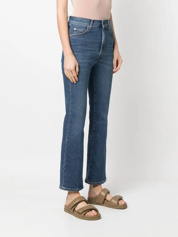 HAIKURE High-rise Flared Jeans - Blue