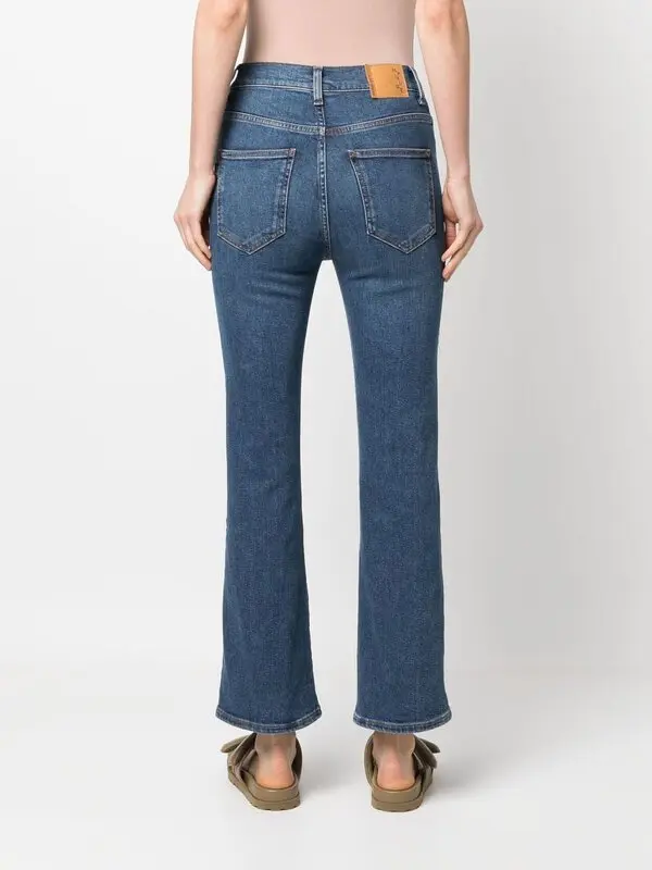 HAIKURE High-rise Flared Jeans - Blue