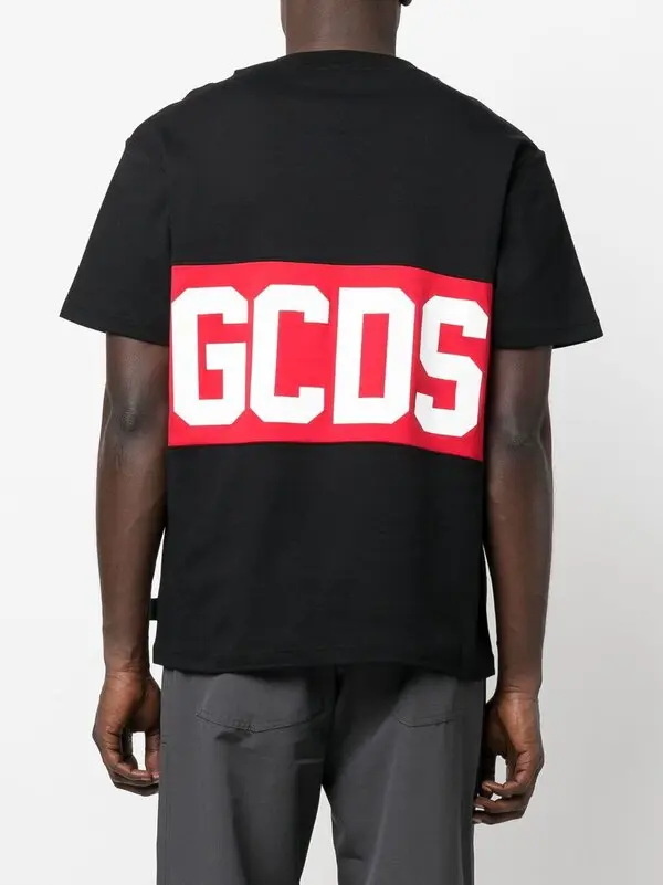 Gcds Band Logo-print T-shirt - Black