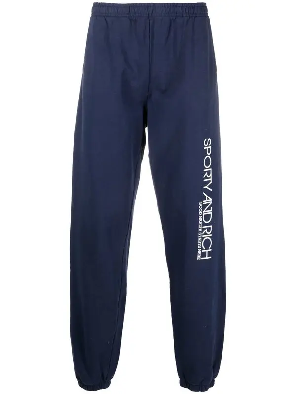 Sporty & Rich Logo-print Track Pants