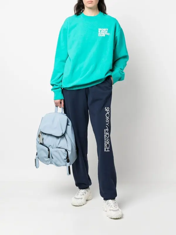 Sporty & Rich Logo-print Track Pants
