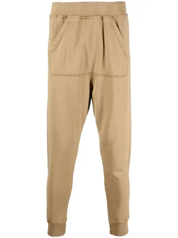 Dsquared2 Tapered Cotton Track Pants