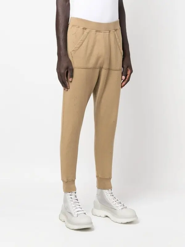 Dsquared2 Tapered Cotton Track Pants
