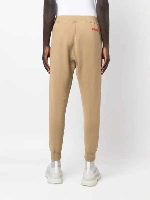 Dsquared2 Tapered Cotton Track Pants