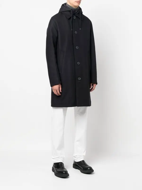 Herno Long-sleeve Button-up Coat
