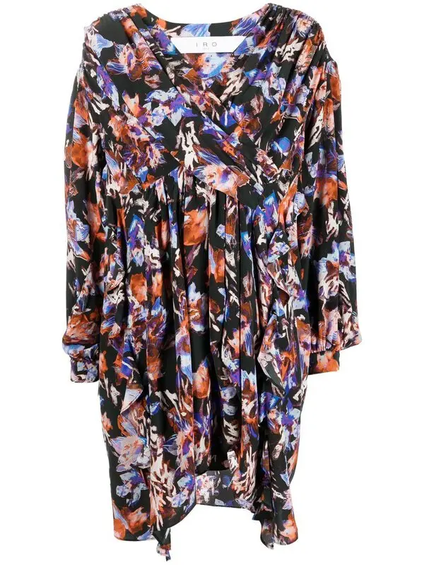 IRO PARIS Floral Print Dress