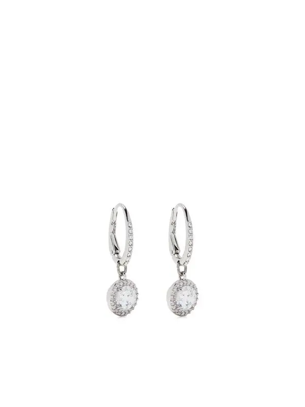 SWAROVSKI Una Drop Earrings - Silver