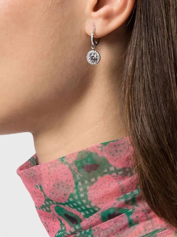 SWAROVSKI Una Drop Earrings - Silver