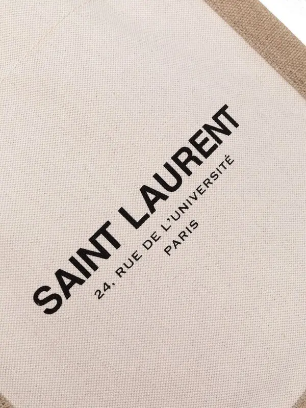 Saint Laurent Canvas Drawstring Backpack