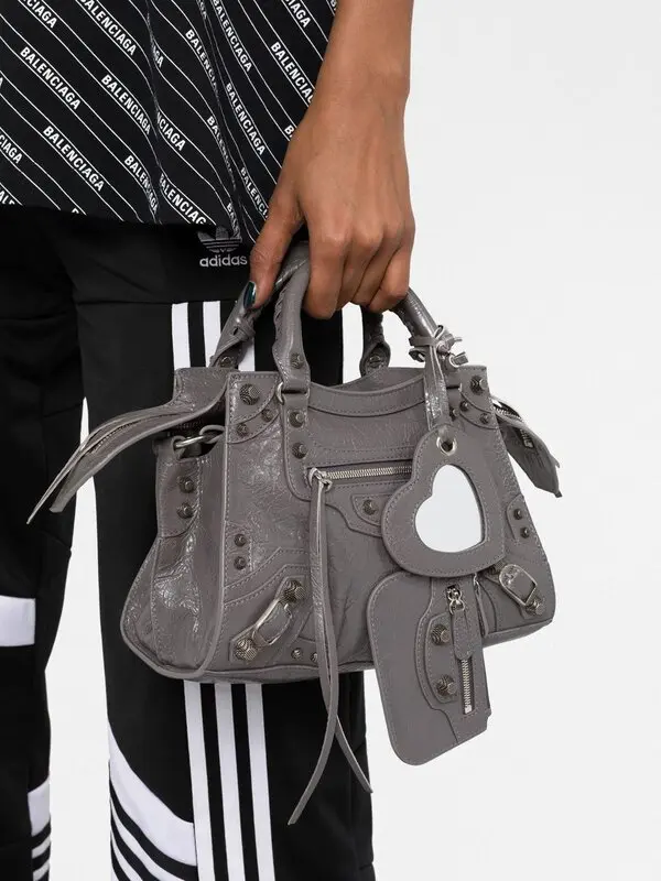 Balenciaga Neo Cagole Xs Shoulder Bag - Grey | Editorialist