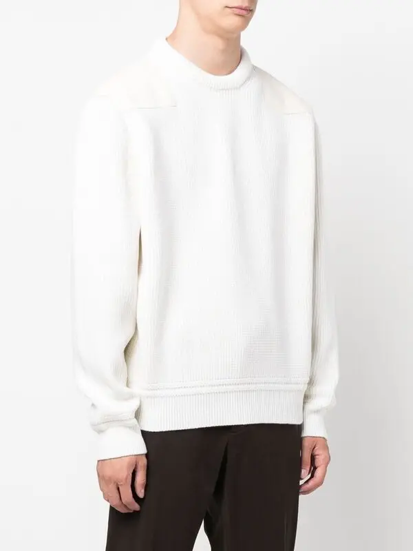 Zegna Ribbed Crew-neck Sweatshirt