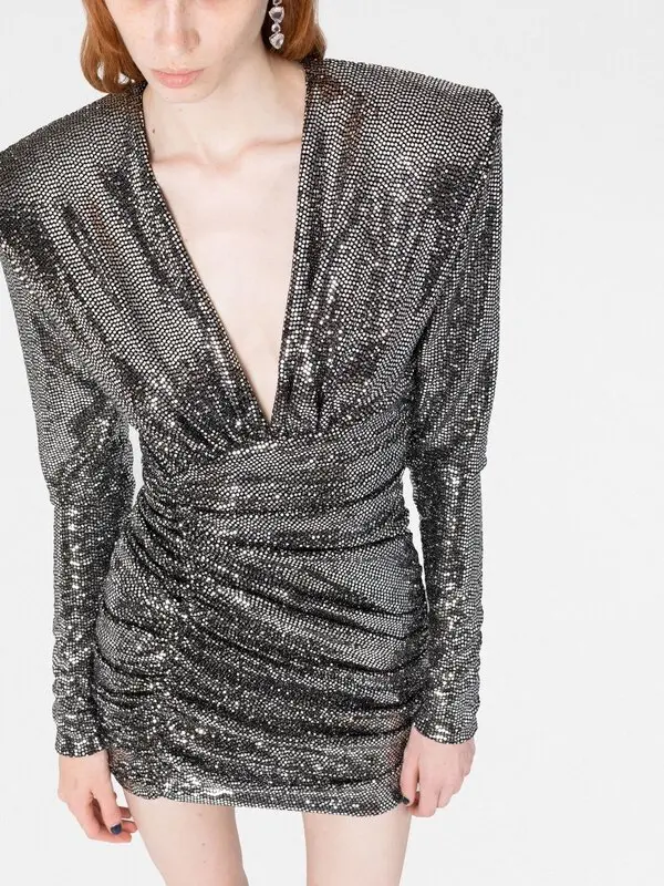 alexandre vauthier silver dress Alexandre Vauthier Dress woman - Silver | 232DR1905