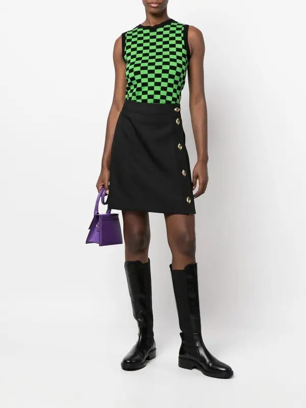 GANNI Button-up Mini Skirt