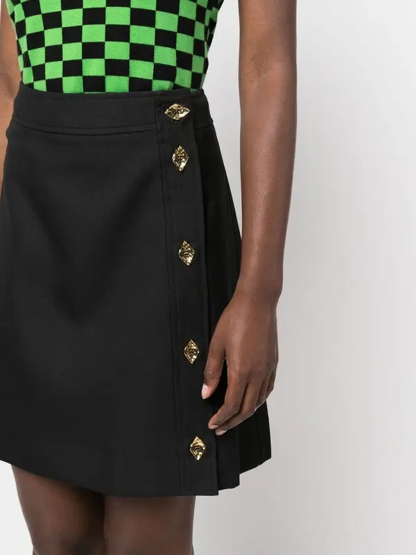 GANNI Button-up Mini Skirt