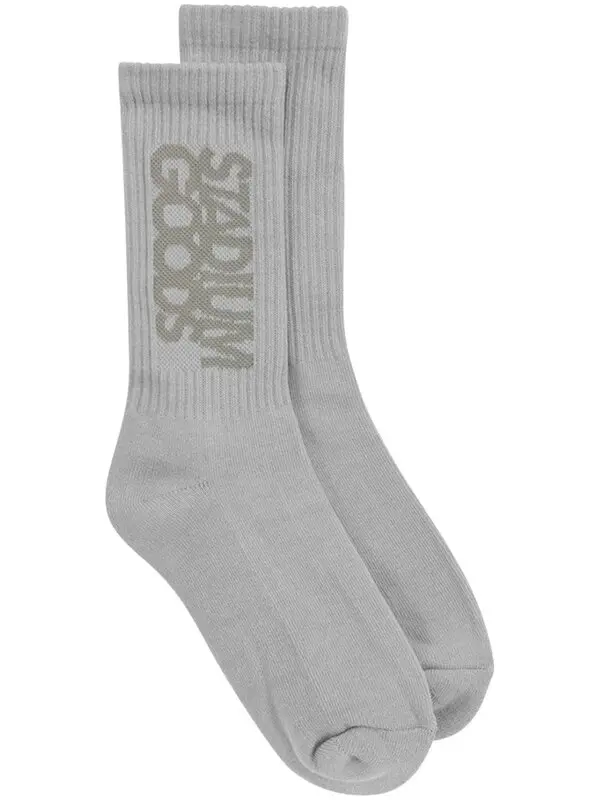 STADIUM GOODS Ribbed Logo Socks - Green