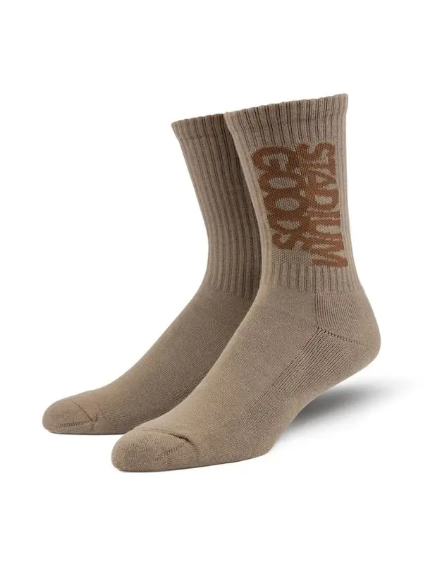 STADIUM GOODS Ribbed Logo Socks