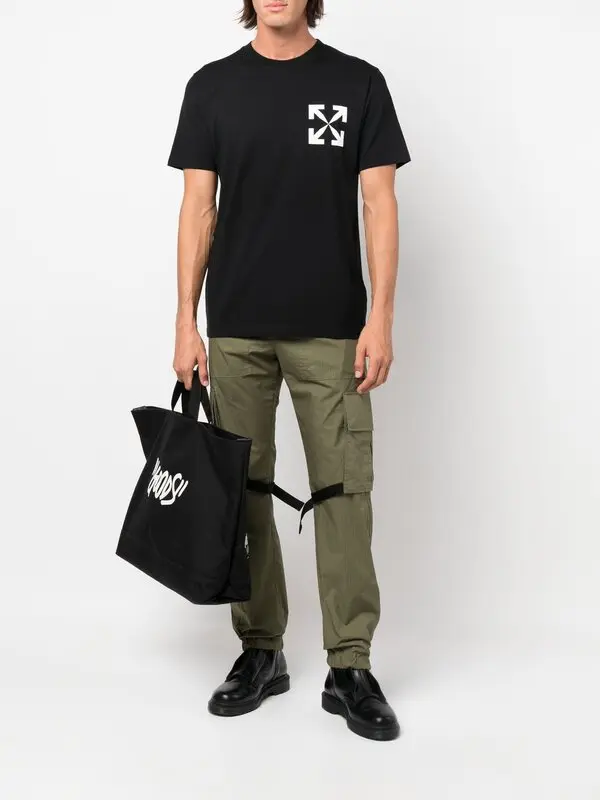 Off-White Arrows-logo Organic Cotton T-shirt