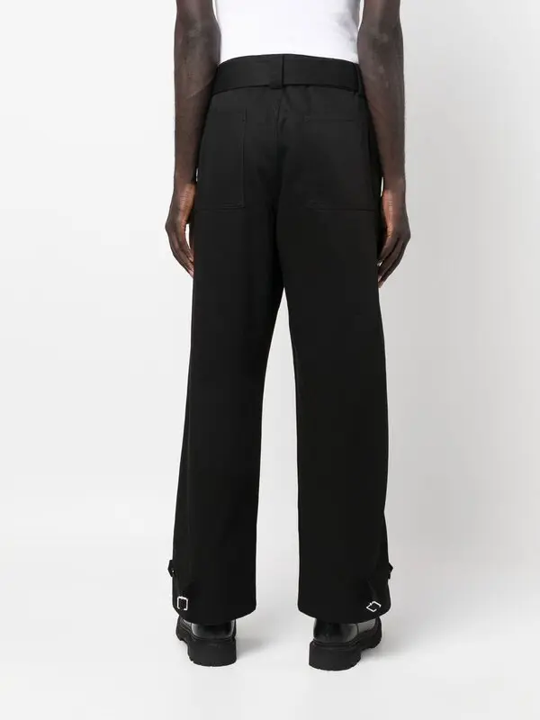 Alexander McQueen Buckled Four-pocket Trousers