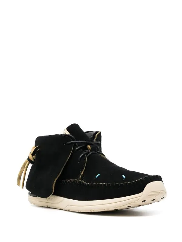 Visvim Lace-up Desert Boots - Black