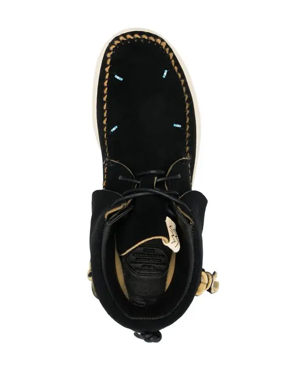 Visvim Lace-up Desert Boots - Black