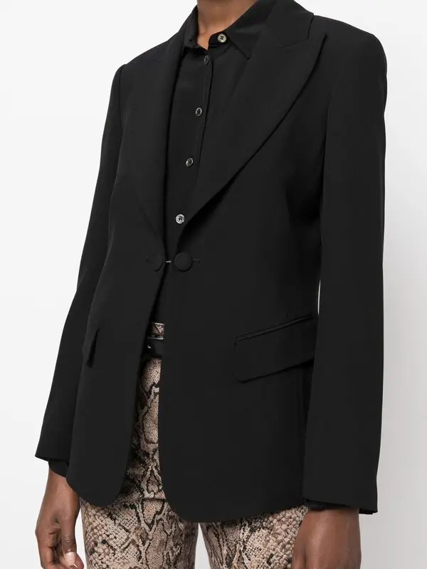 Alberta Ferretti Peak-lapel Single-breasted Blazer