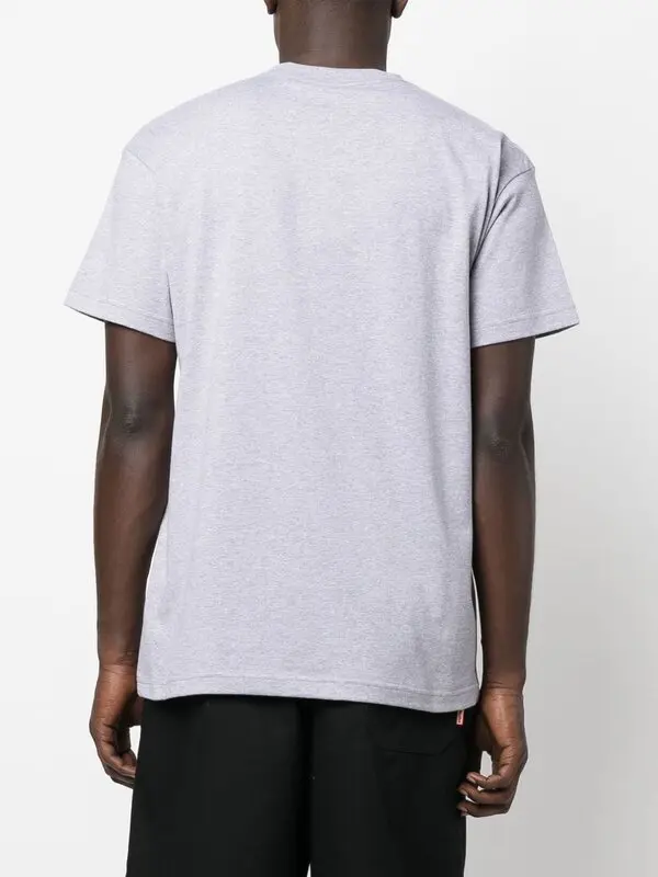 Jacquemus Logo Print Cotton T-shirt - Grey