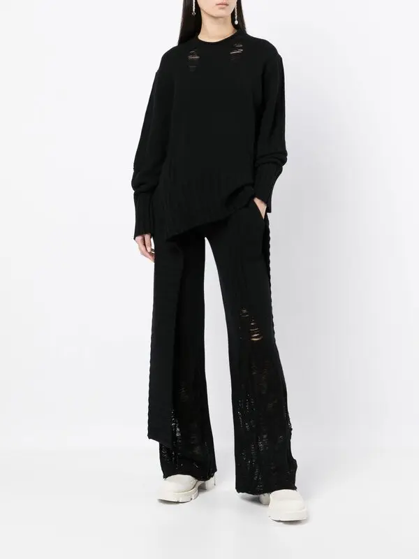 DION LEE Distressed-finish Knitted Jumper