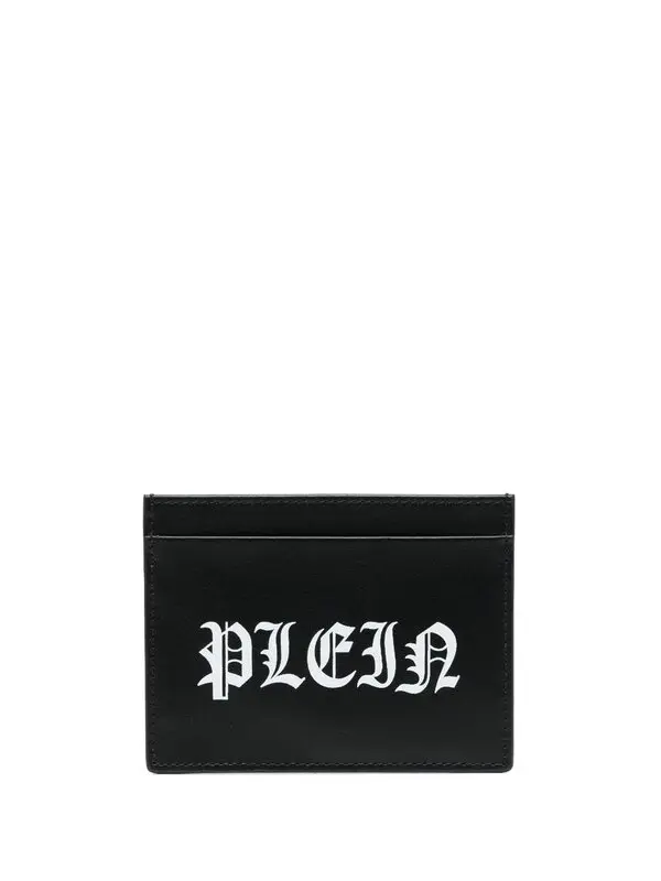 Philipp Plein Logo Print Cardholder - Black