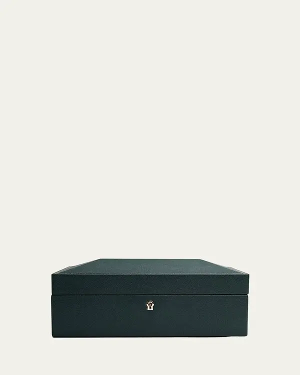 Wolf British Racing 8-piece Watch Box - Green
