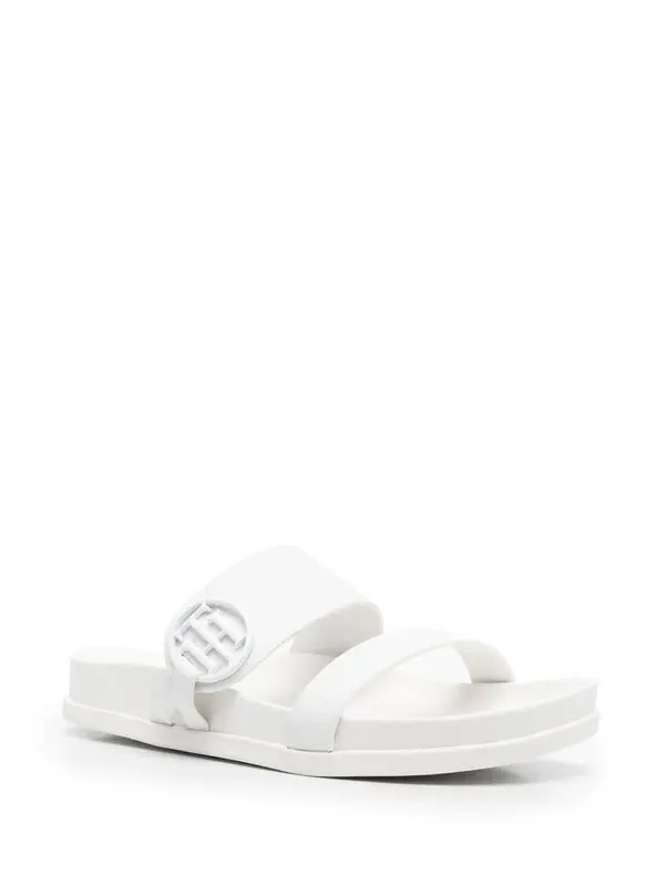 Tommy Hilfiger Logo Plaque Moulded Slides