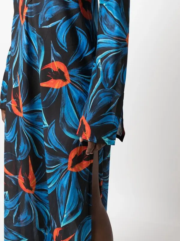 LOUISA BALLOU Abstract-print Dress