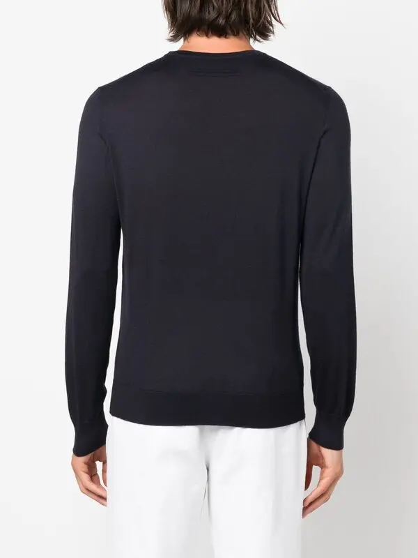 Zegna Crew Neck Sweater - Blue