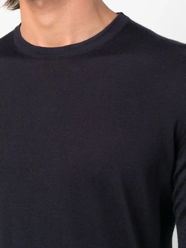 Zegna Crew Neck Sweater - Blue