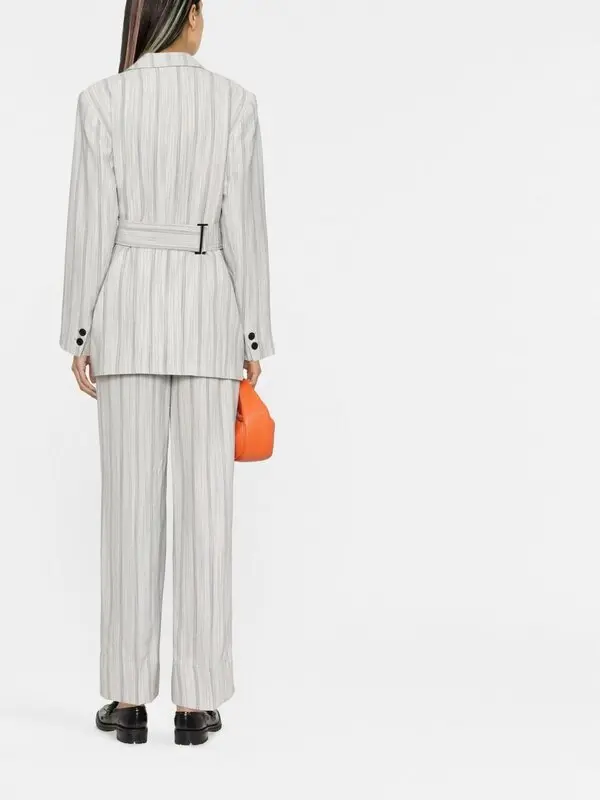 GANNI Striped Suiting Jacket