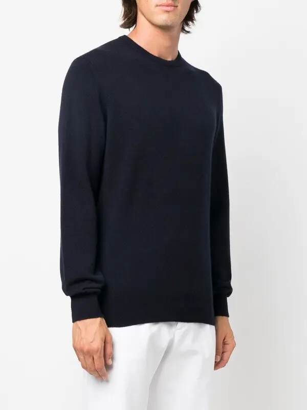Zegna Crew-neck Cashmere Jumper - Blue