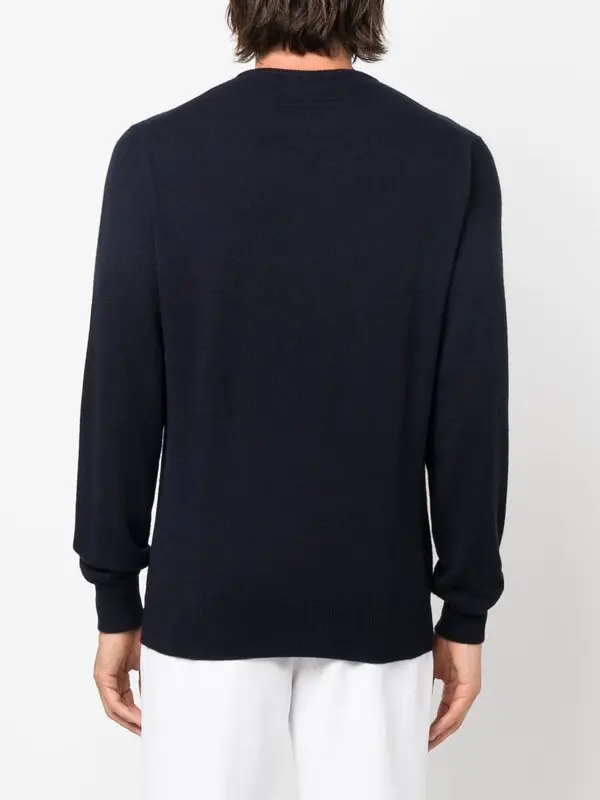Zegna Crew-neck Cashmere Jumper - Blue