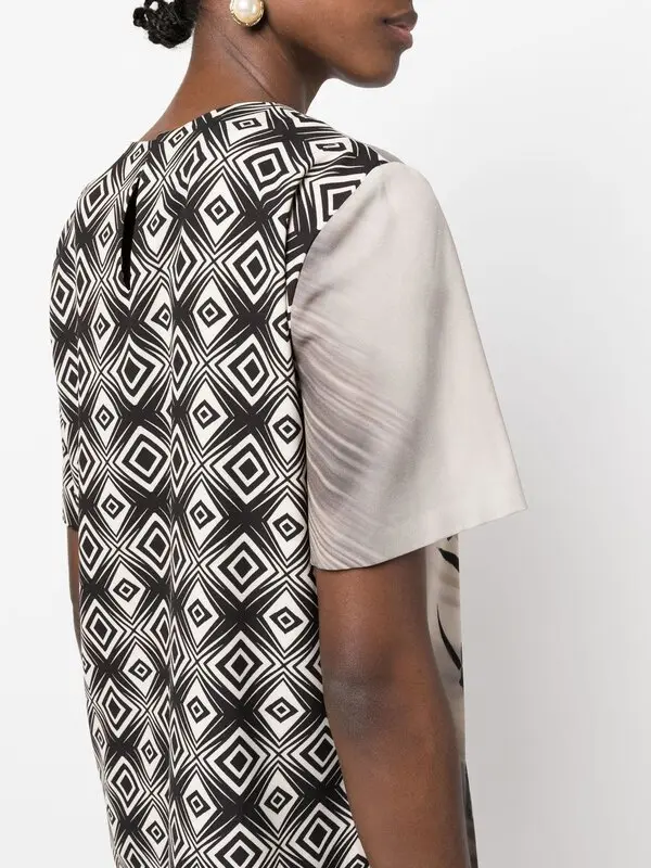 Alberta Ferretti Floral-print Shift Dress