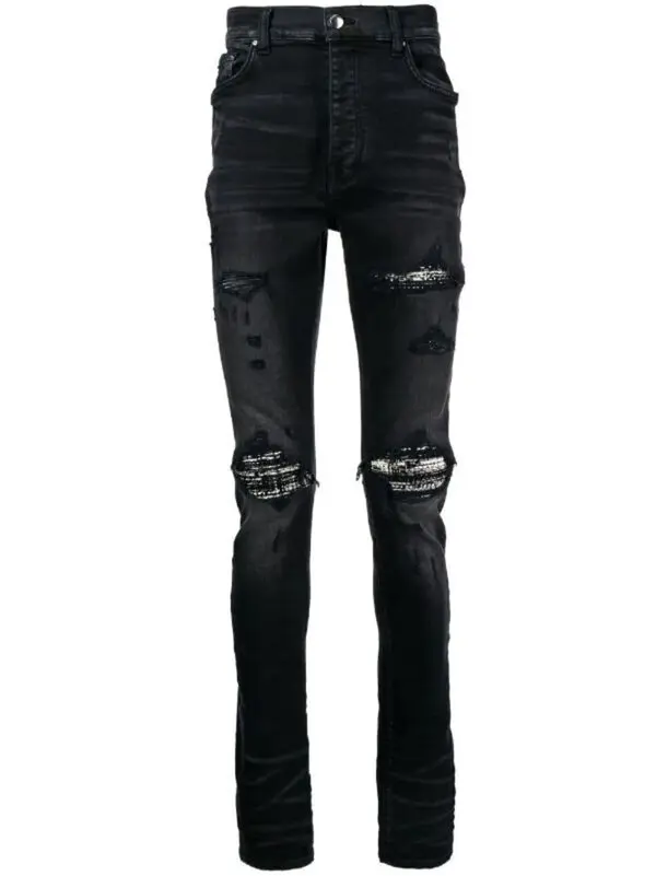 Amiri Distressed Skinny Jeans