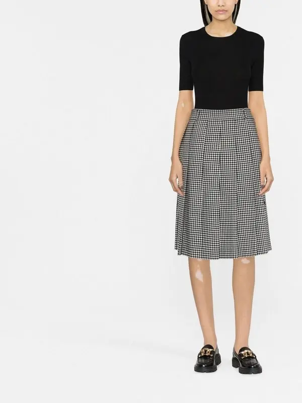 P.a.r.o.s.h Round-neck Knit Top - Black