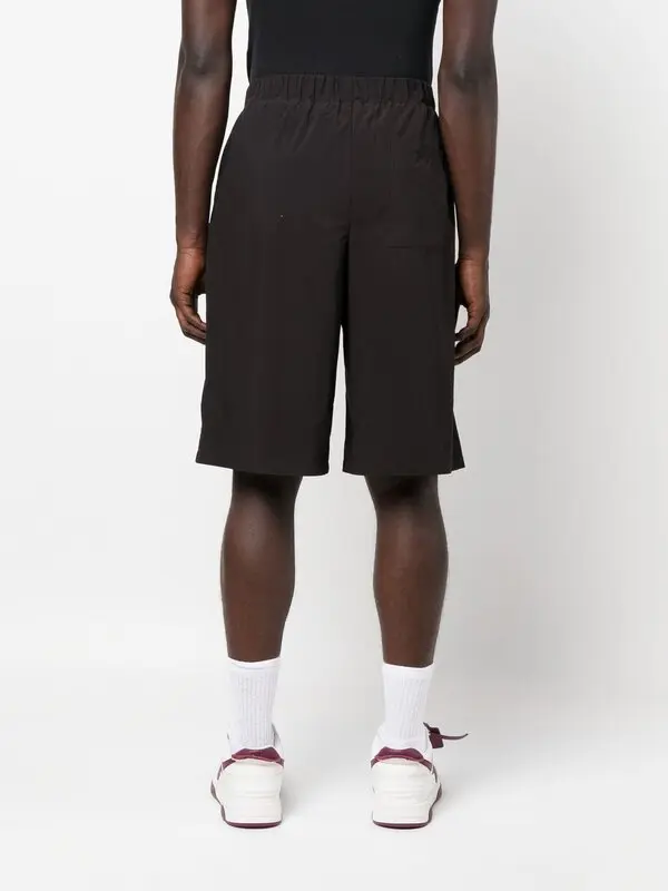 Off-White Logo-print Cotton Shorts