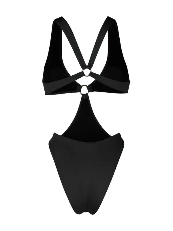 MANOKHI Cut-out V-neck One-piece
