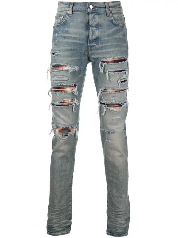 Amiri Distressed Skinny Jeans