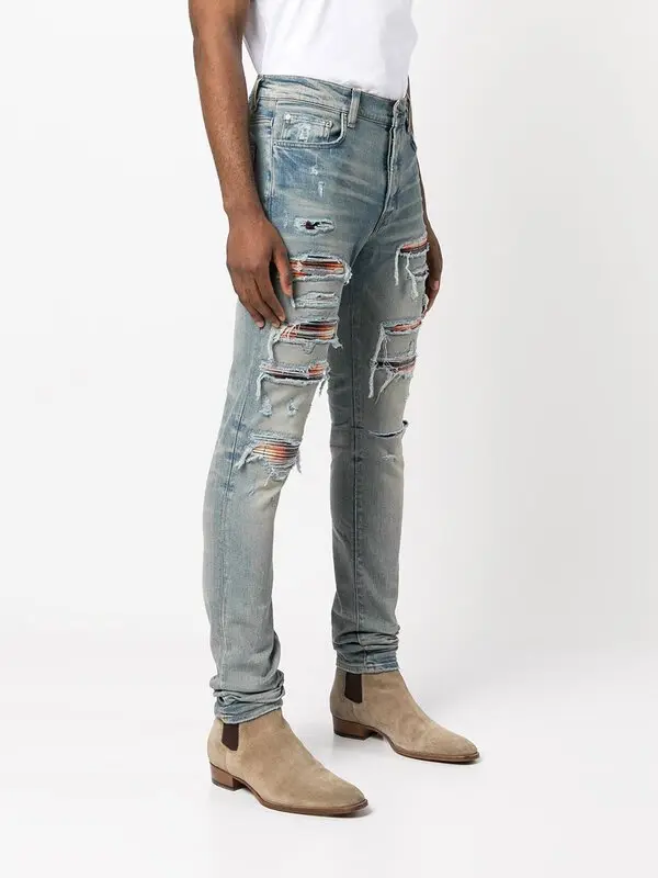 Amiri Distressed Skinny Jeans