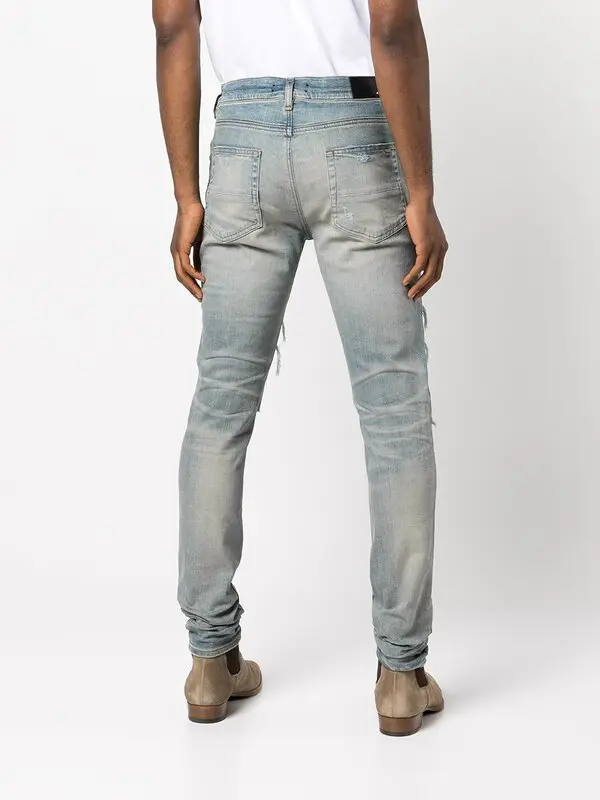 Amiri Distressed Skinny Jeans