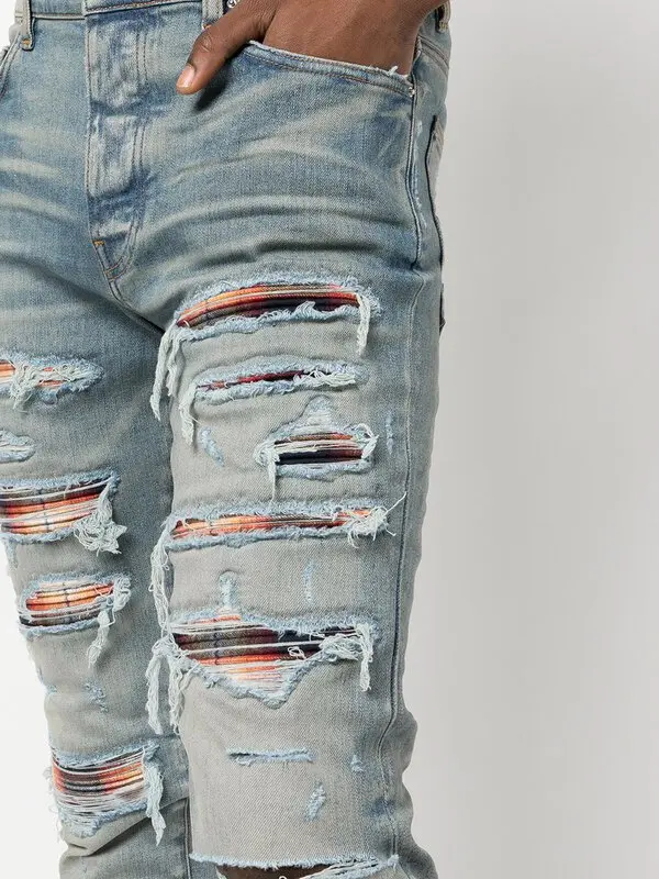 Amiri Distressed Skinny Jeans